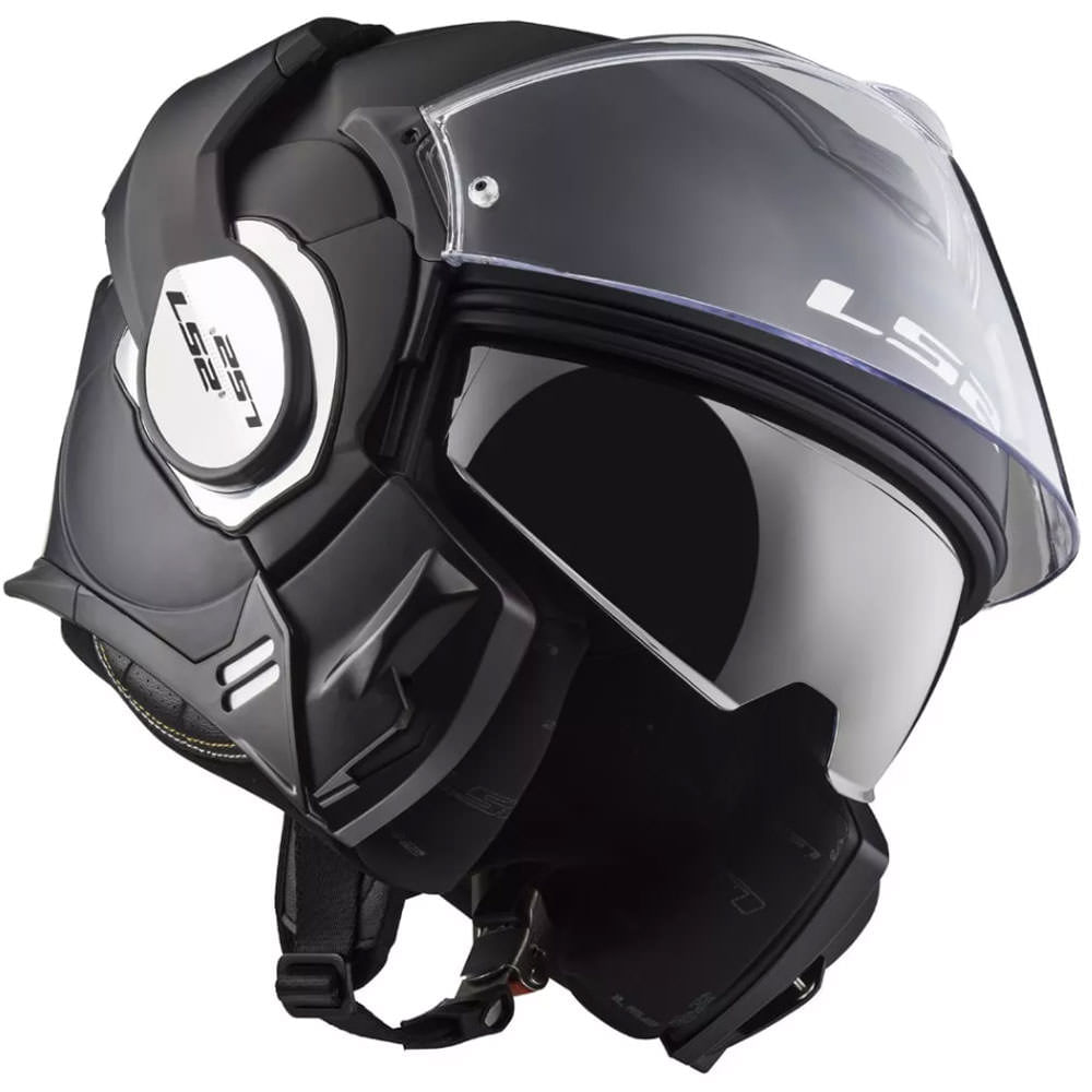 Capacete LS2 FF399 Valiant Preto Fosco - MOTO BR