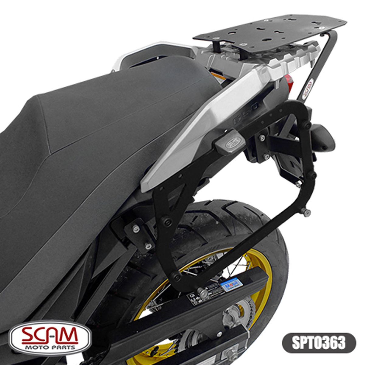 Monorack Lateral V-Strom650 19 - Scam - MOTO BR