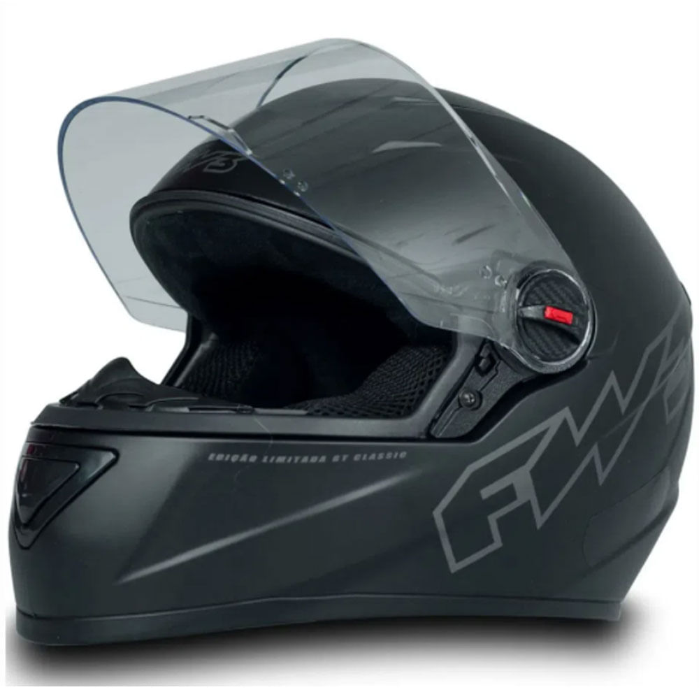 Capacete FW3 GT Preto Fosco - MOTO BR