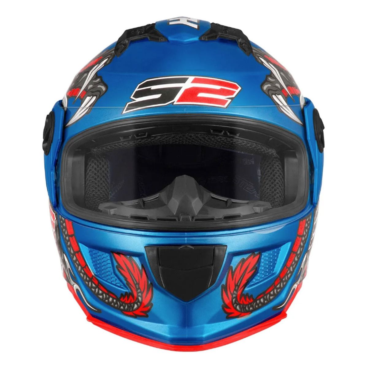 Capacete Pro Tork Stealth Dragon Azul - MOTO BR