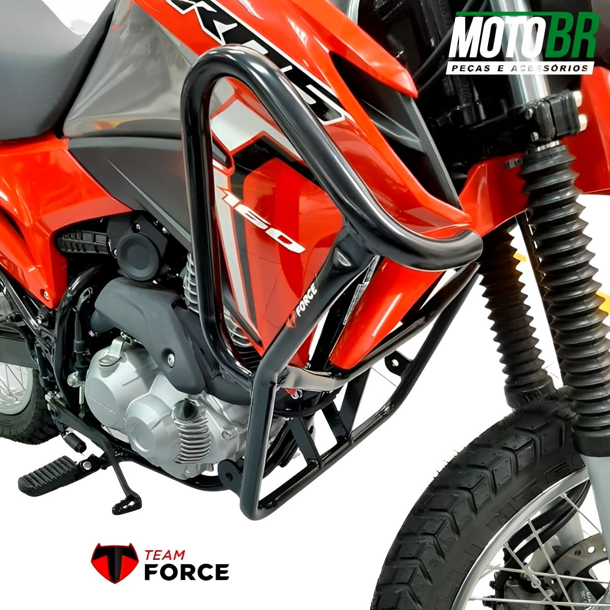 Protetor Carenagem Ferro T-Force Nxr 160 Bros 2022 Até 2023 - MOTO BR