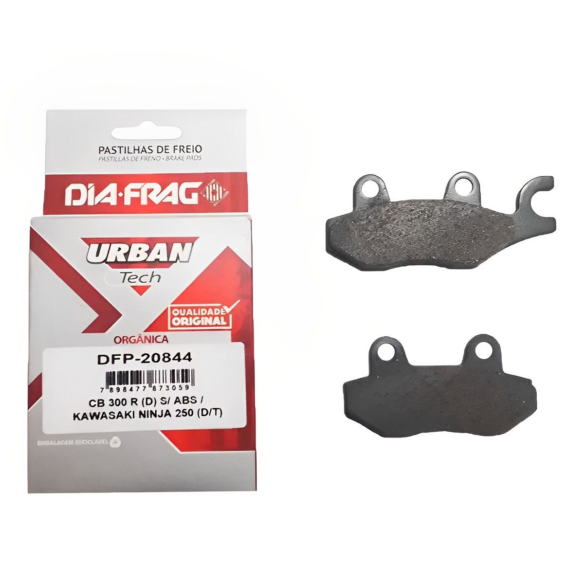 Pastilha Freio Dianteiro Twister 250 YBR 125 Fazer 250 - MOTO BR