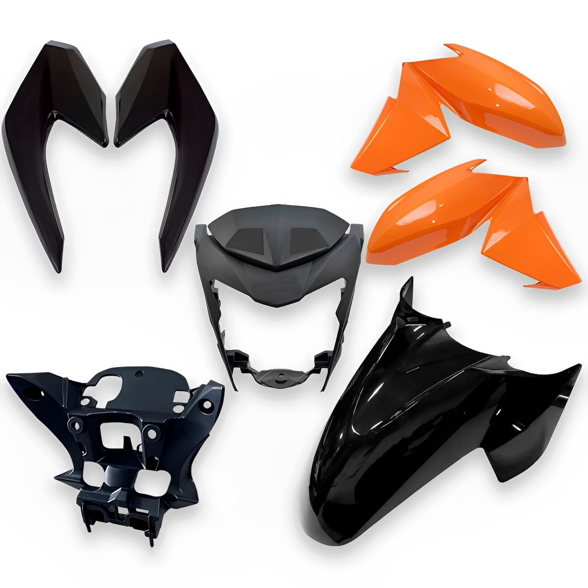 Kit Carenagem Completo Cb 250 Twister 2019 Laranja - MOTO BR